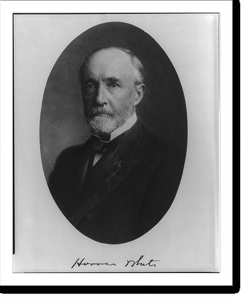 Historic Print, [Horace White, 1834-1916, head and shoulders, facing ...