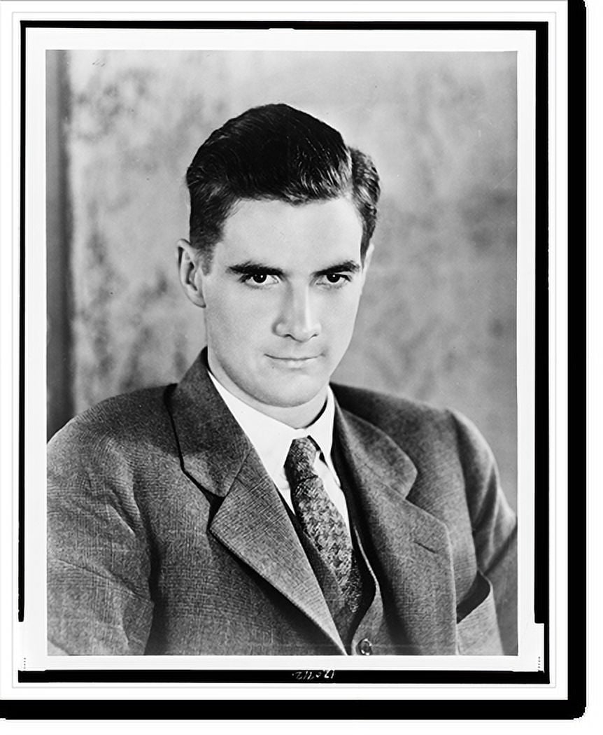Historic Print, [Howard Hughes, head-and-shoulders portrait, facing ...