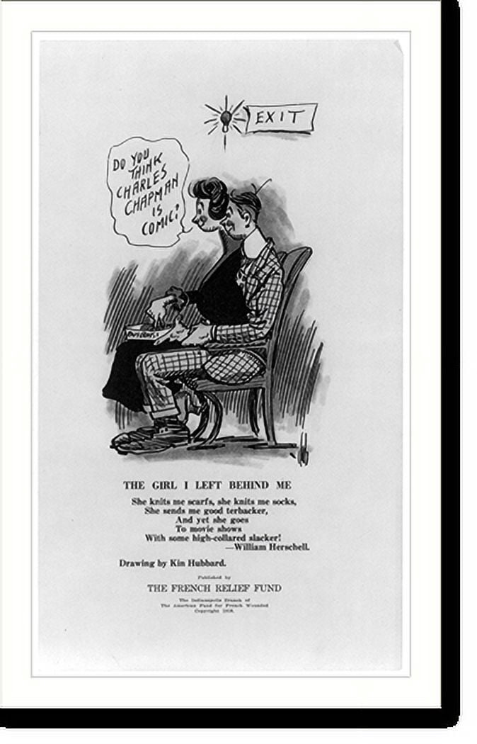 Historic Print, [Humorous illustrated poems by George Ade and William ...