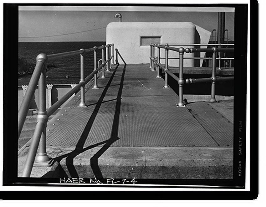 Historic Print, Hurricane Gate Structure 5, Herbert Hoover Dike on Lake ...