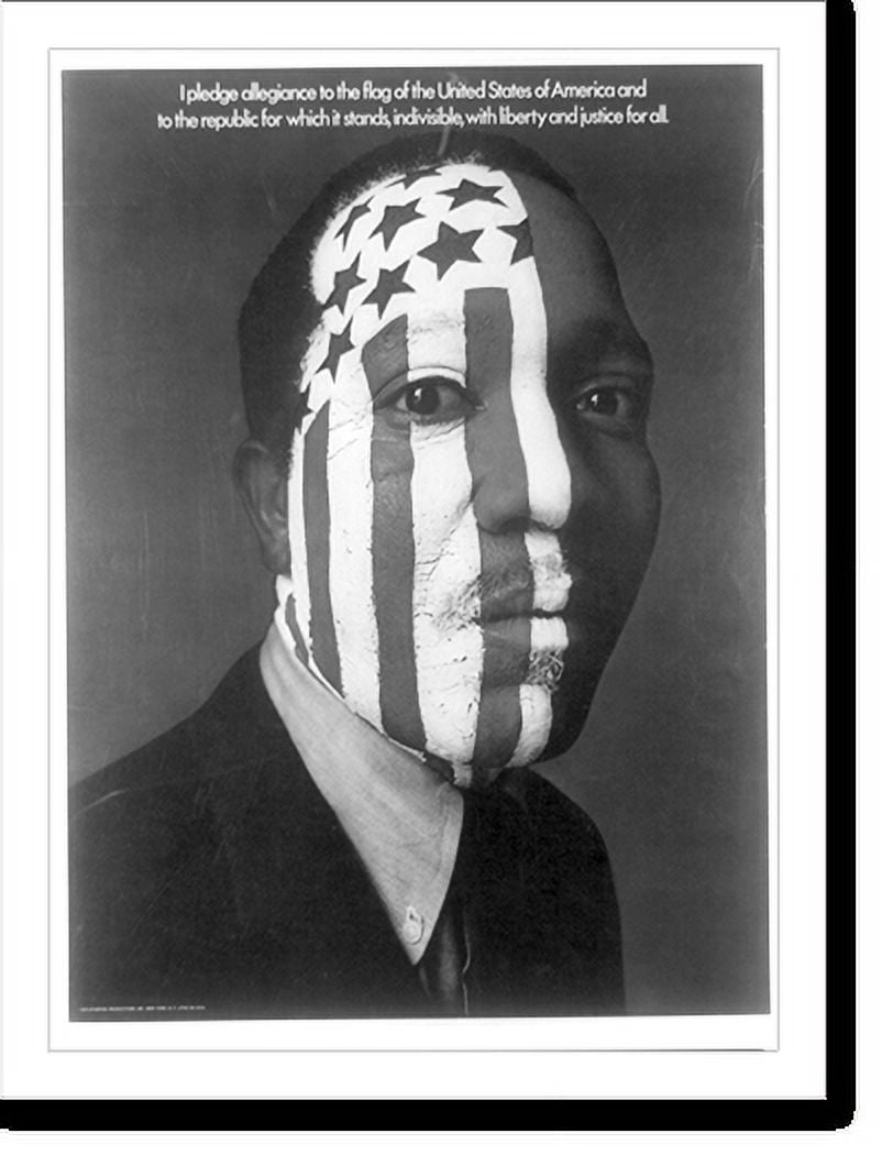 Historic Print, I pledge allegiance to the flag of the United States of ...