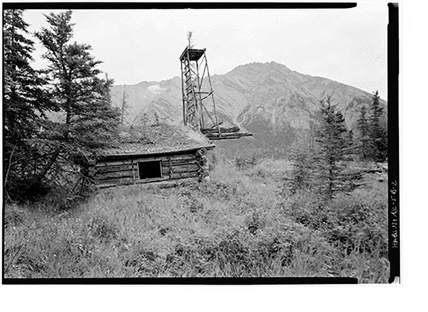 Historic Print, Iditarod Trail Shelter Cabins, Rhon River Shelter Cabin ...