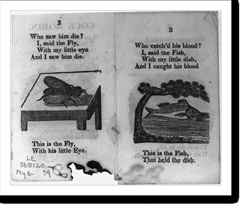 Historic Print, [Illustrated pages from various early editions of the ...