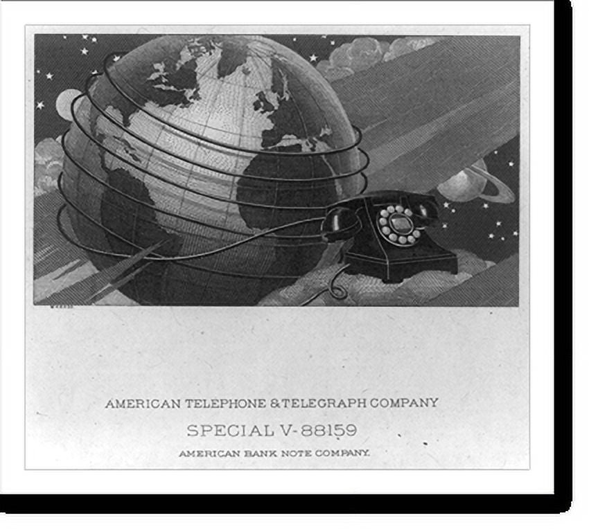 Historic Print, [Illustrations used in advertising for American Telephone & Telegraph Company ...
