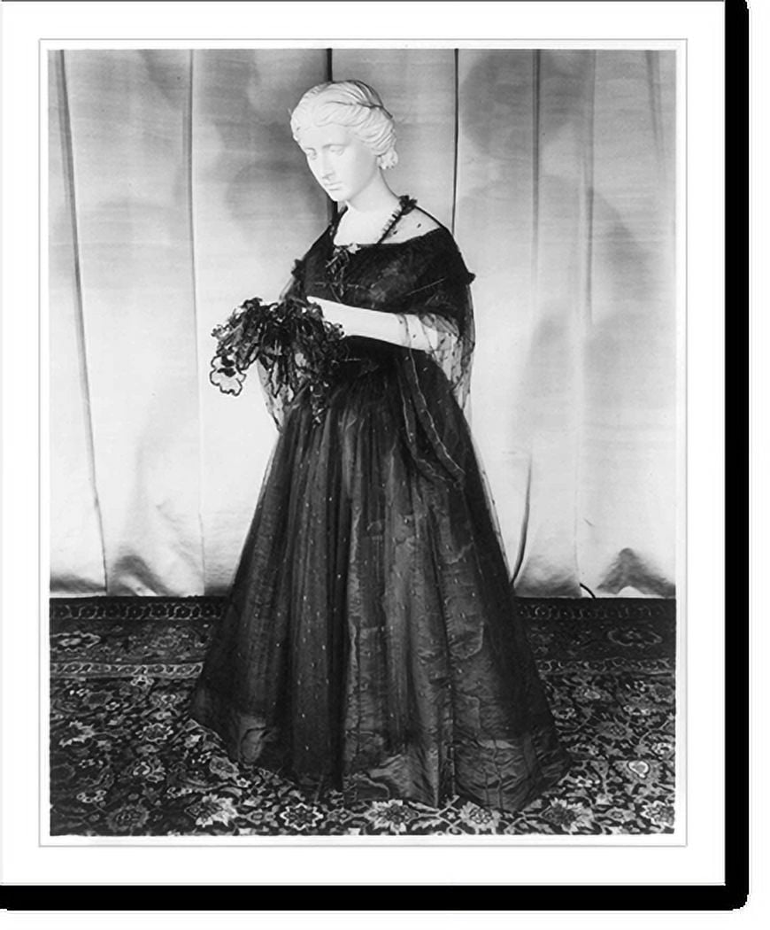Historic Print, Inaugural dress worn by Jane Appleton Pierce, wife of ...