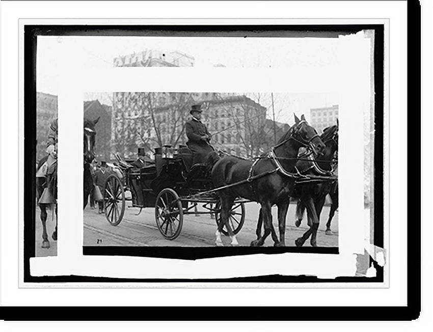 Historic Print, Inauguration, 1913; Vice Pres M[arshall], 16" x 20 ...