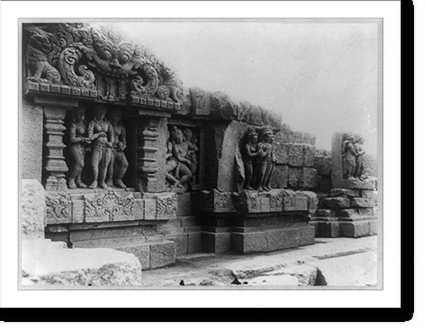 Historic Print, Indonesia - Java- Jogjakarta [i.e. Yogyakarta]. Temple ...