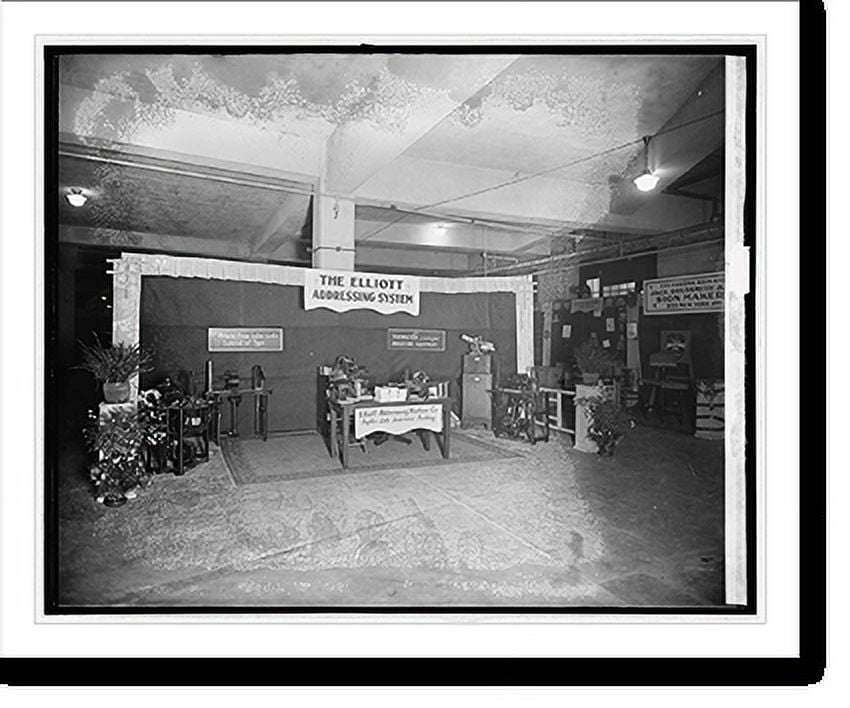 Historic Print, Industrial exposition [1926], The Elliott Addressing ...