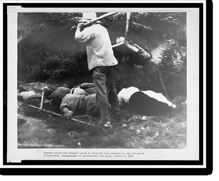 Historic Print, Innocent people were savagely beaten to death for being ...
