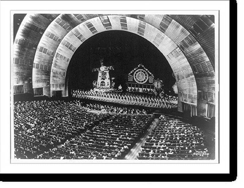 Historic Print, [Interior of Radio City Music Hall in New York City ...