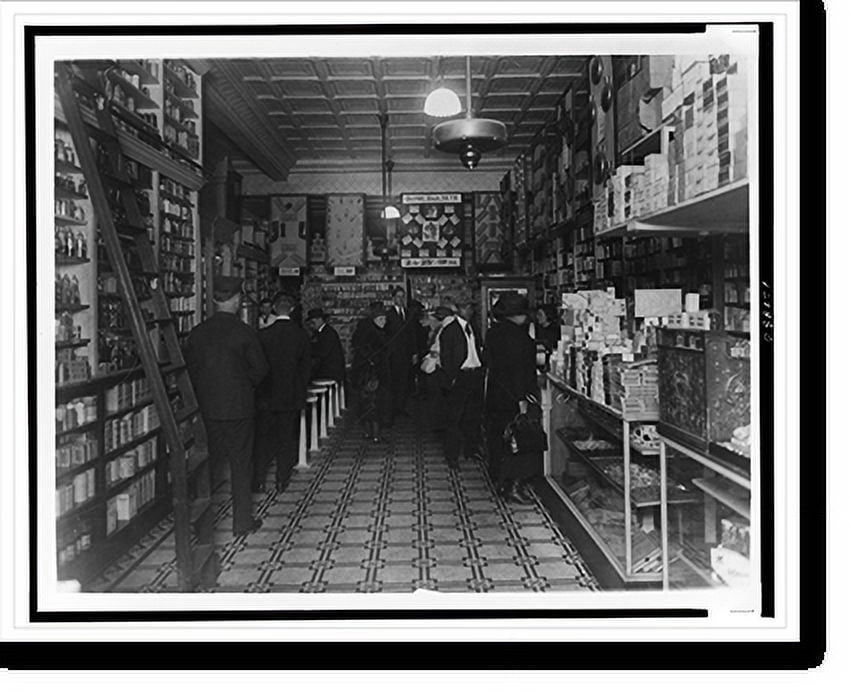 Historic Print, [Interior of back of People's Drug Store, 14th and U ...