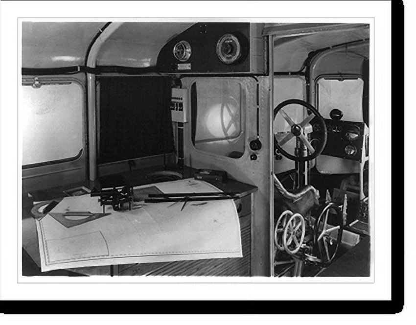 Historic Print, [Interior of Do X seaplane (flying boat) built by ...