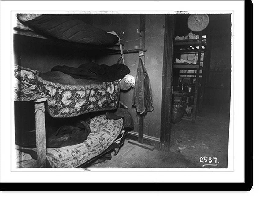 Historic Print, [Interiors of New York City tenements, 1905-10: dirty ...