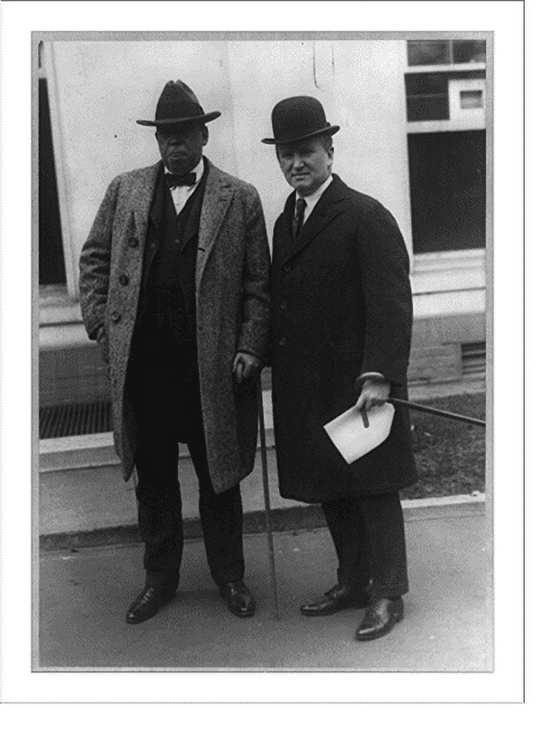 Historic Print, Irvin S. Cobb and Sec. Joseph Tumulty outside the White ...