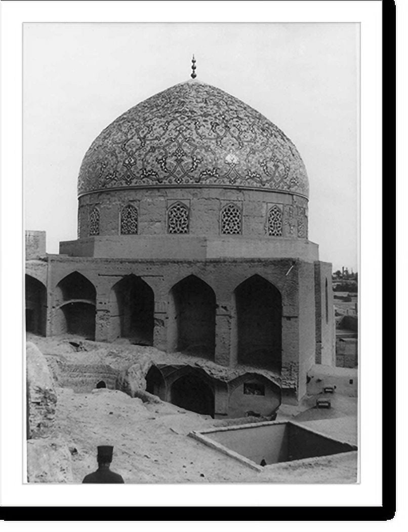 Historic Print, Isfahan, Iran: Dome of the Lutfullah Mosque by Shah ...