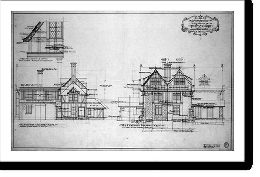 Historic Print, [Ishpiming, William S. Corby house (Chevy Chase ...
