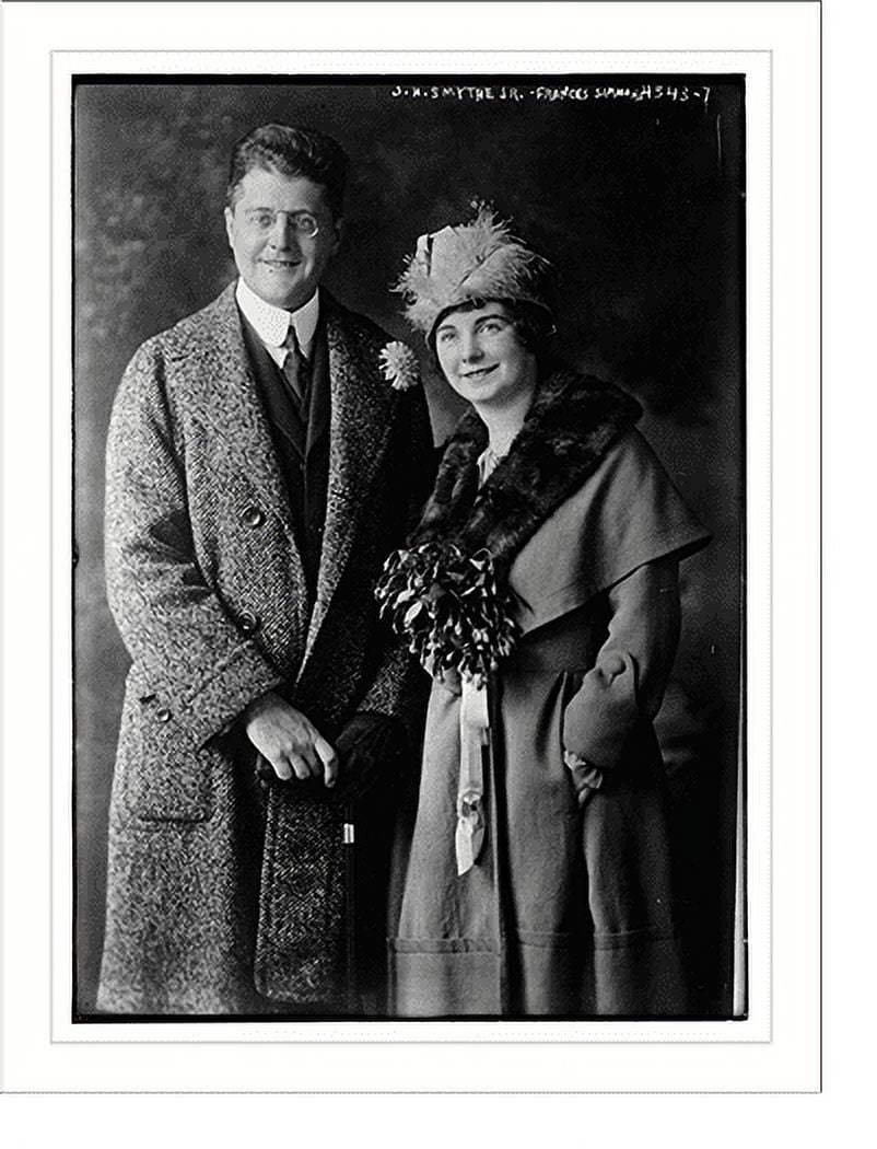 Historic Print, J.H. Smythe Jr. & Frances Simmons, 16" x 20" - Walmart.com