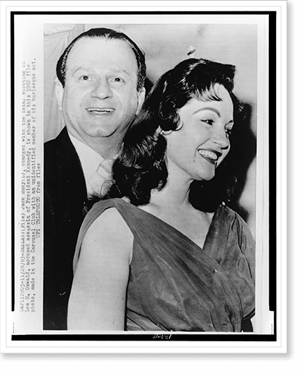 Historic Print, [Jack Ruby and an unidentified employee at his Carousel ...