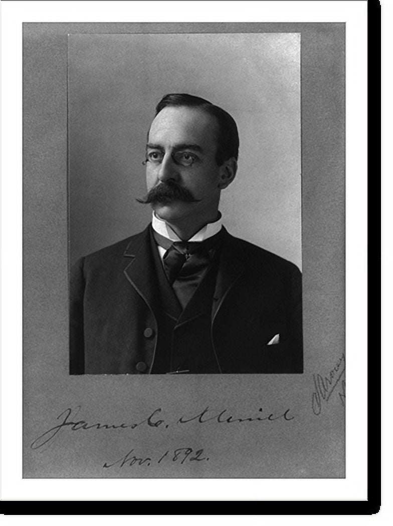 Historic Print, [James Cushing Merrill, head-and-shoulders portrait ...