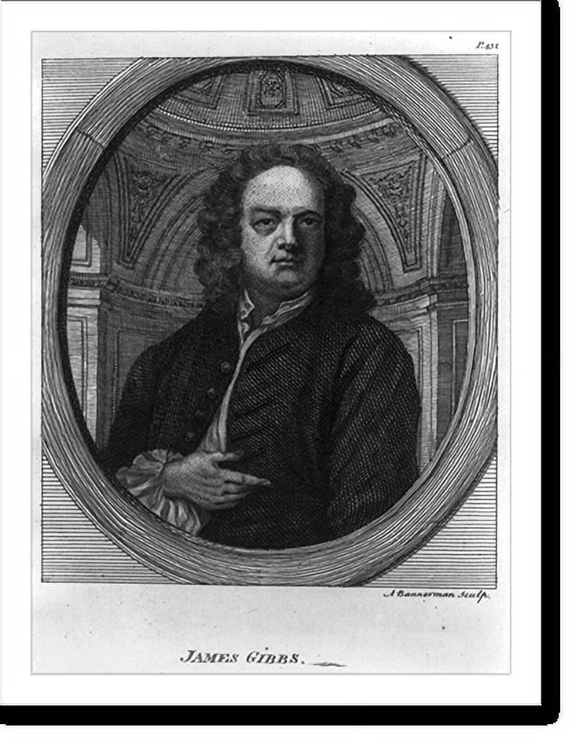 Historic Print, James Gibbs, 1682-1754, 16" x 20" - Walmart.com