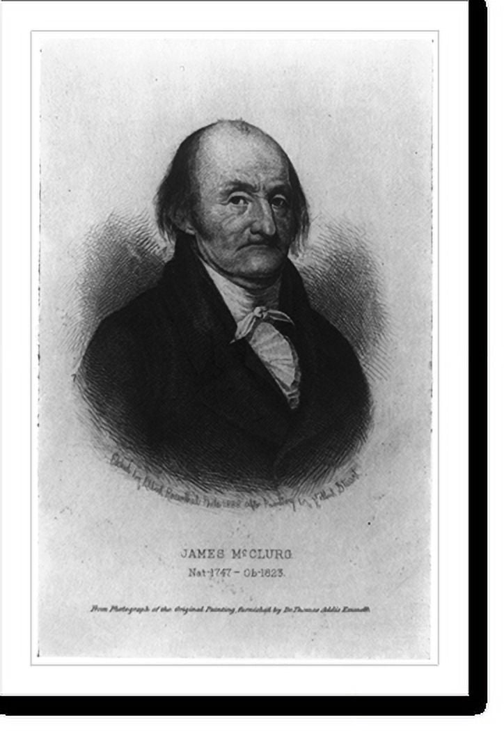 Historic Print, James McClurg, nat. 1747 - ob. 1823.etched by Albert ...