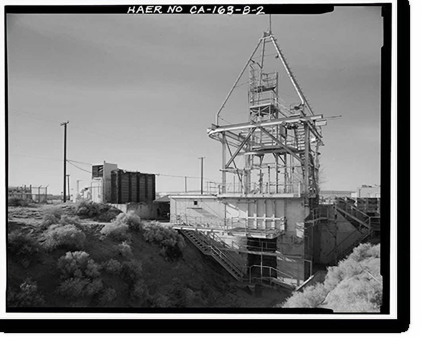 Historic Print, Jet Propulsion Laboratory Edwards Facility, Test Stand ...