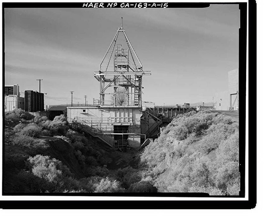 Historic Print, Jet Propulsion Laboratory Edwards Facility, Test Stand ...