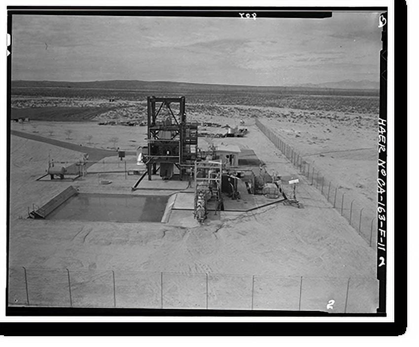 Historic Print, Jet Propulsion Laboratory Edwards Facility, Test Stand ...