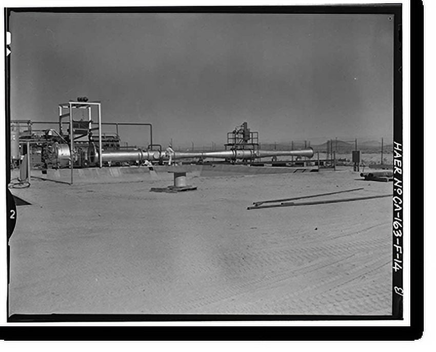 Historic Print, Jet Propulsion Laboratory Edwards Facility, Test Stand ...