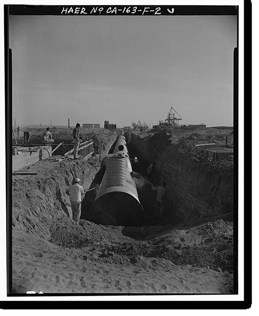 Historic Print, Jet Propulsion Laboratory Edwards Facility, Test Stand ...