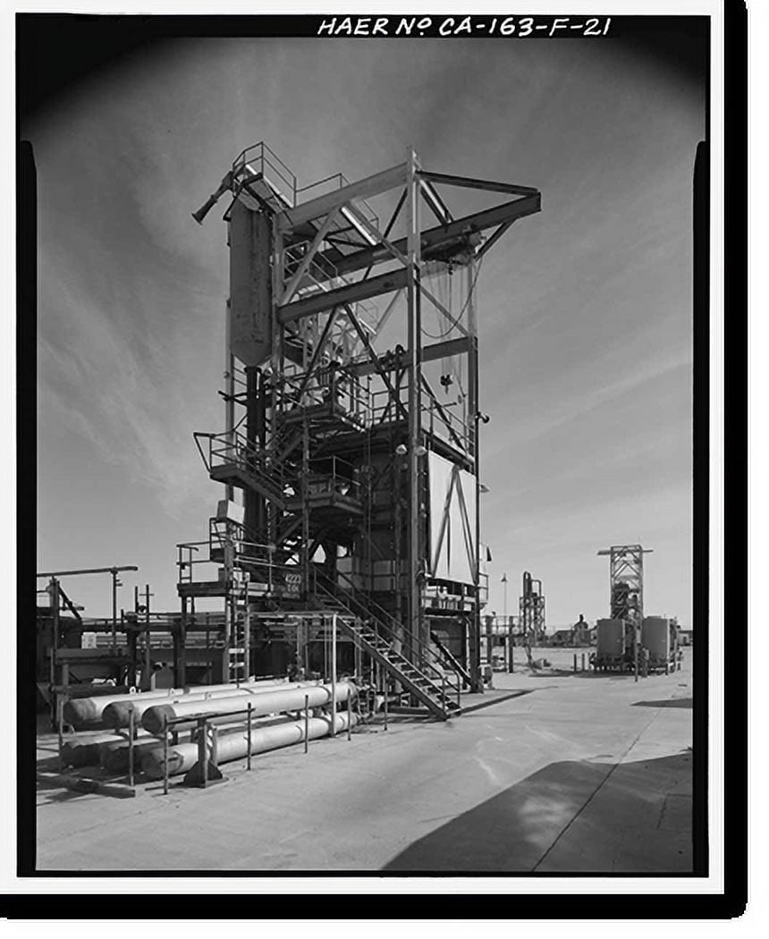 Historic Print, Jet Propulsion Laboratory Edwards Facility, Test Stand ...