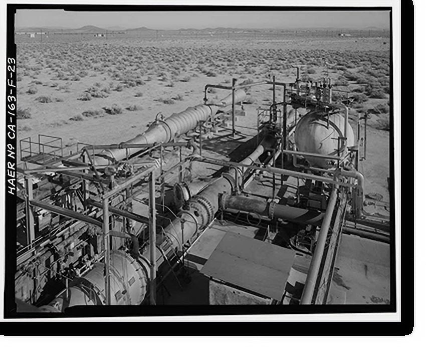 Historic Print, Jet Propulsion Laboratory Edwards Facility, Test Stand ...