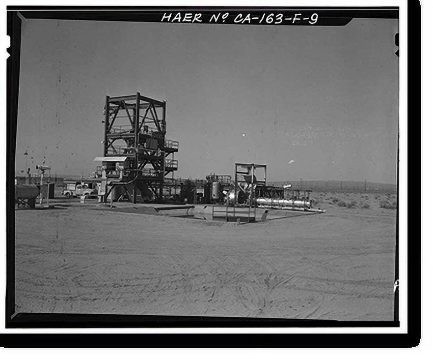 Historic Print, Jet Propulsion Laboratory Edwards Facility, Test Stand ...