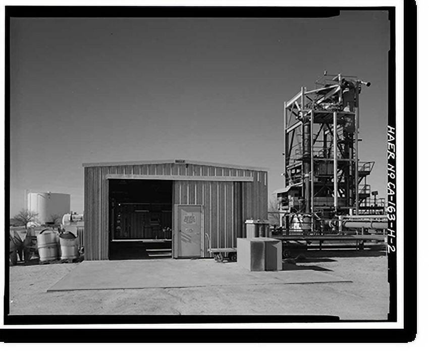 Historic Print, Jet Propulsion Laboratory Edwards Facility, Test Stand ...