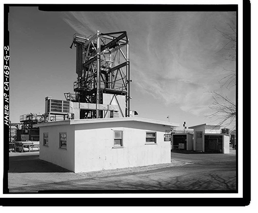 Historic Print, Jet Propulsion Laboratory Edwards Facility, Test Stand ...