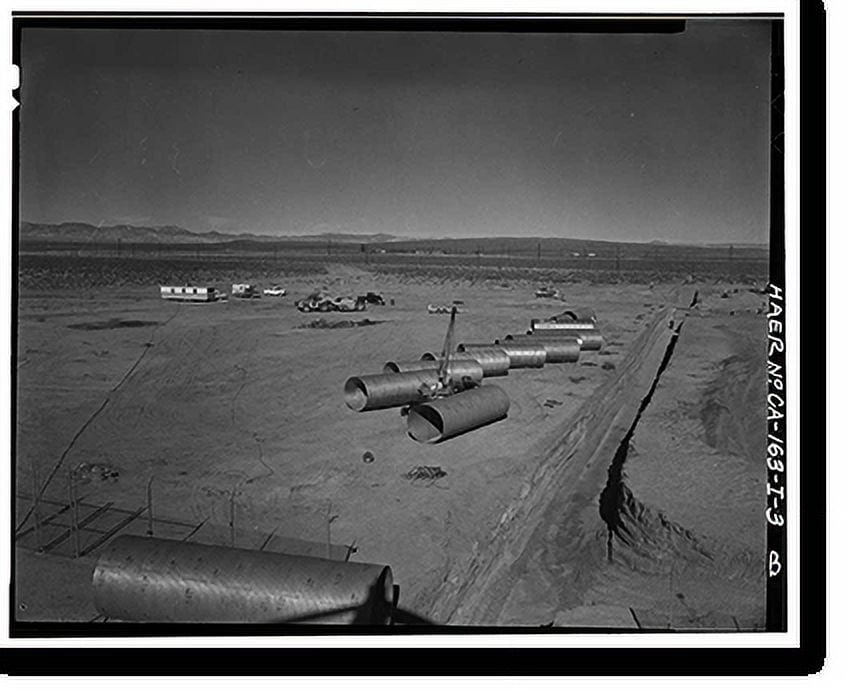 Historic Print, Jet Propulsion Laboratory Edwards Facility, Test Stand ...