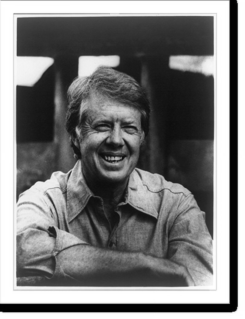 Historic Print, [Jimmy Carter, half-length portrait, facing right, in ...