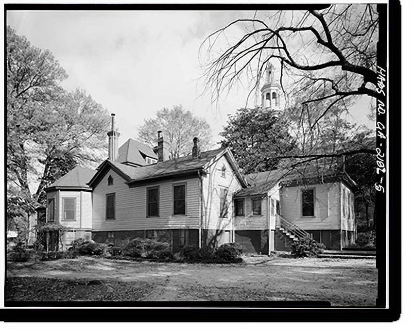 Historic Print, Joel Chandler Harris House, 1050 Gordon Street, Atlanta ...