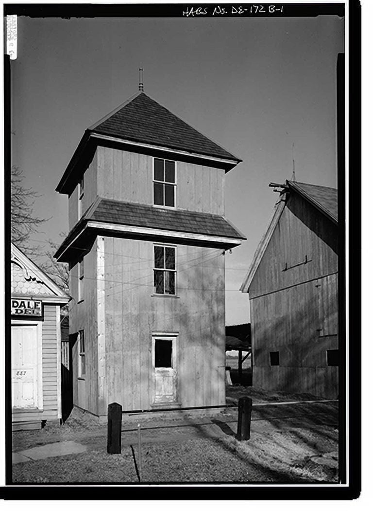 Historic Print, John B. Lindale Farm, Water Tower, 24 South Main Street ...