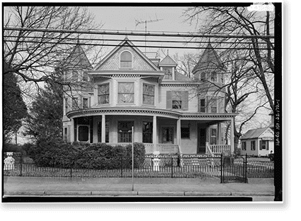 Historic Print, John B. Lindale House & Farm, 24 South Main Street ...