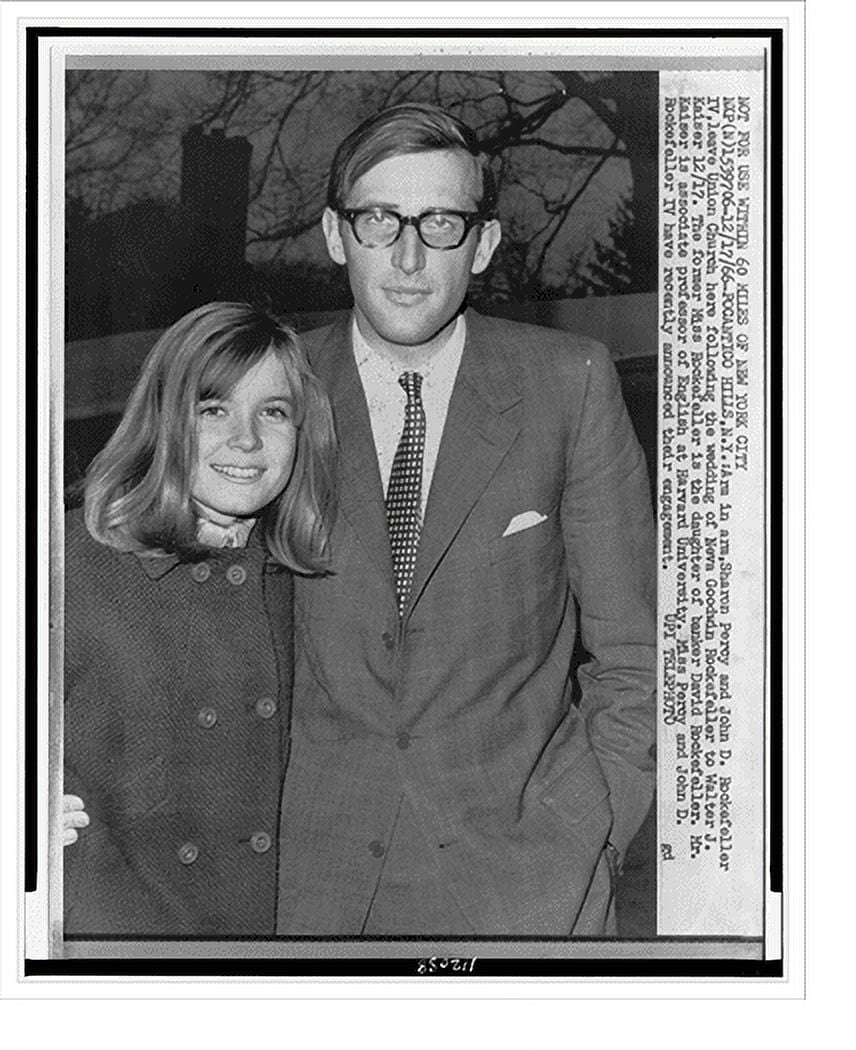 Historic Print, [John D. Rockefeller IV, and Sharon Percy, half-length ...