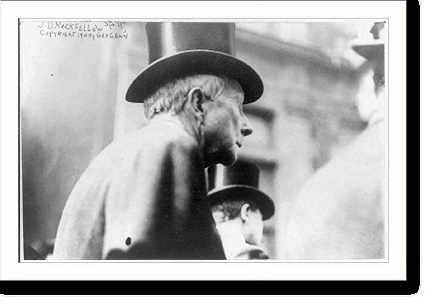 Historic Print, [John Davison Rockefeller, 1839-1937, head-and ...