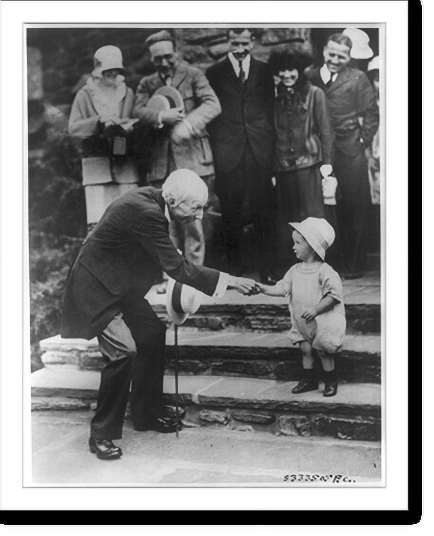 Historic Print, [John Davison Rockefeller, celebrating his 84th ...