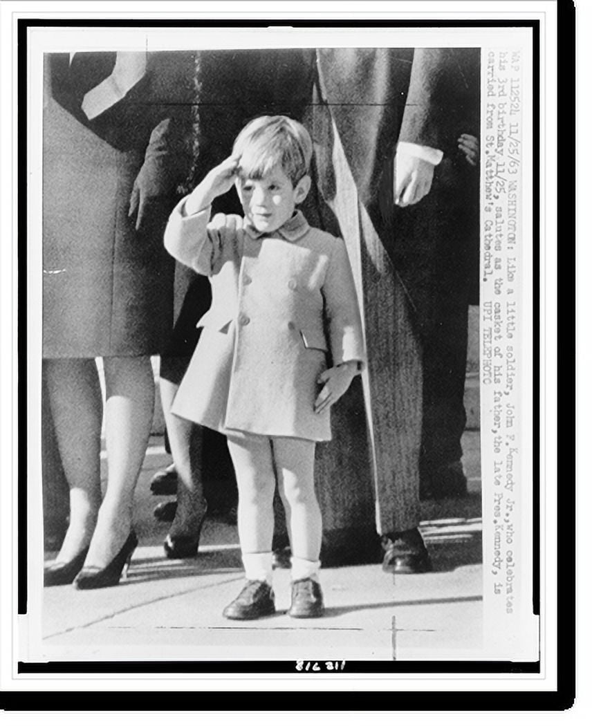 Historic Print, [John F. Kennedy, Jr. saluting], 16" x 20" - Walmart.com