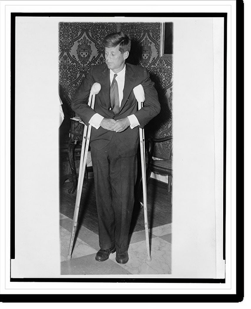 Historic Print, [John F. Kennedy, full-length portrait, standing with ...