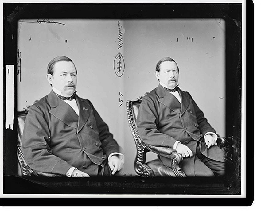 Historic Print, John Lorimer Worden U.S.N. (Commander of the Monitor ...