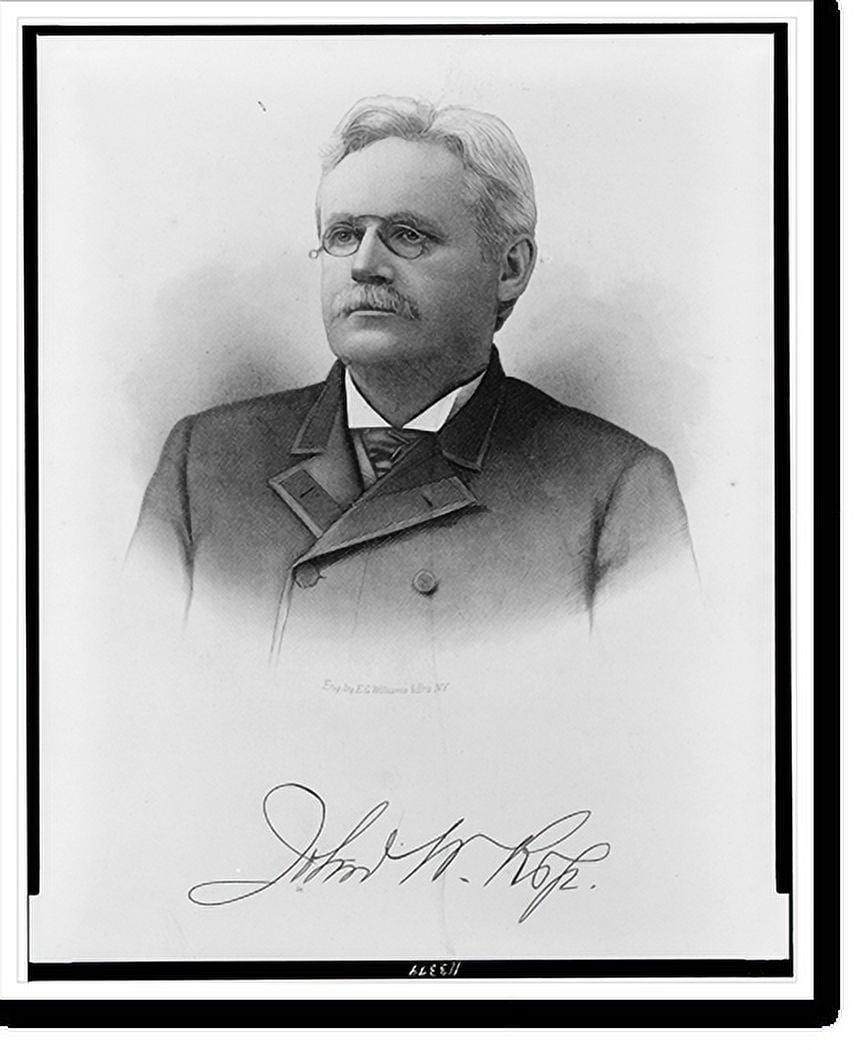 Historic Print, [John Wesley Ross, head-and-shoulders portrait, facing ...