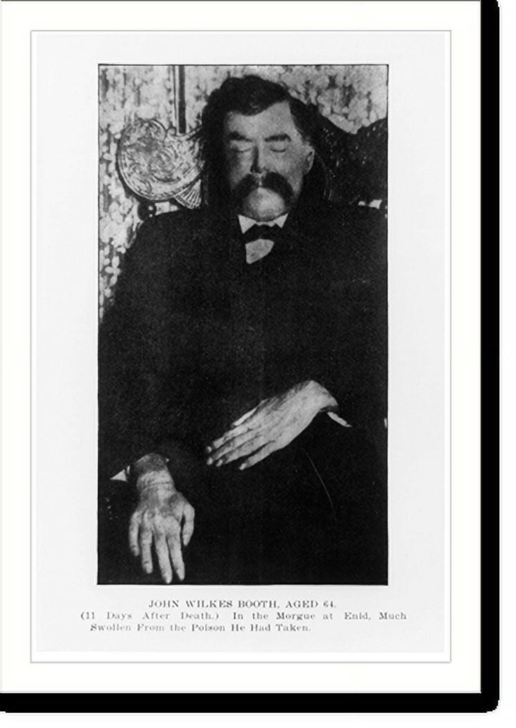 Historic Print, [John Wilkes Booth in the morgue at Enid, 11 days after ...