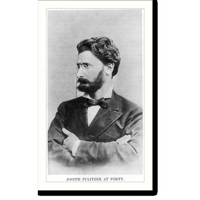Historic Print, [Joseph Pulitzer, 1847-1911; Joseph Pulitzer at 40 ...