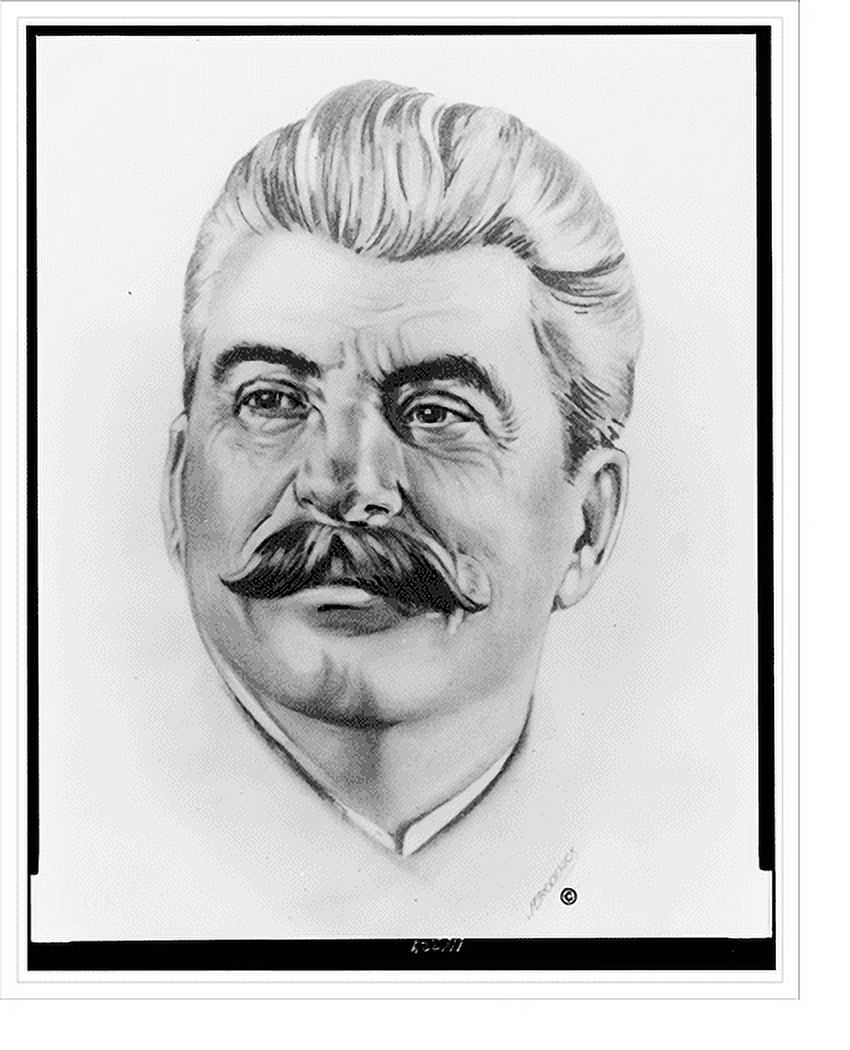Historic Print, [Joseph Stalin, bust portrait, facing slightly left ...